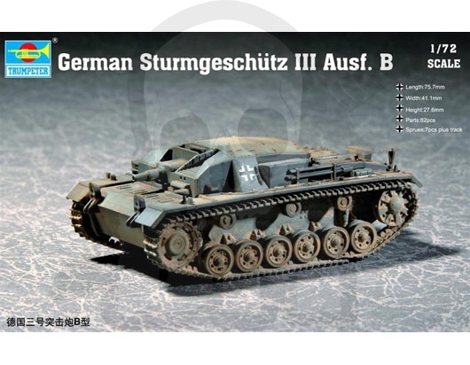 Battle-Models > Trumpeter 07256 German Sturmgeschütz III Ausf. B 1:72